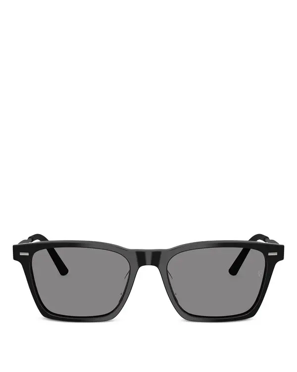 Oliver Spencer Pillow Sunglasses, 54mm - Black