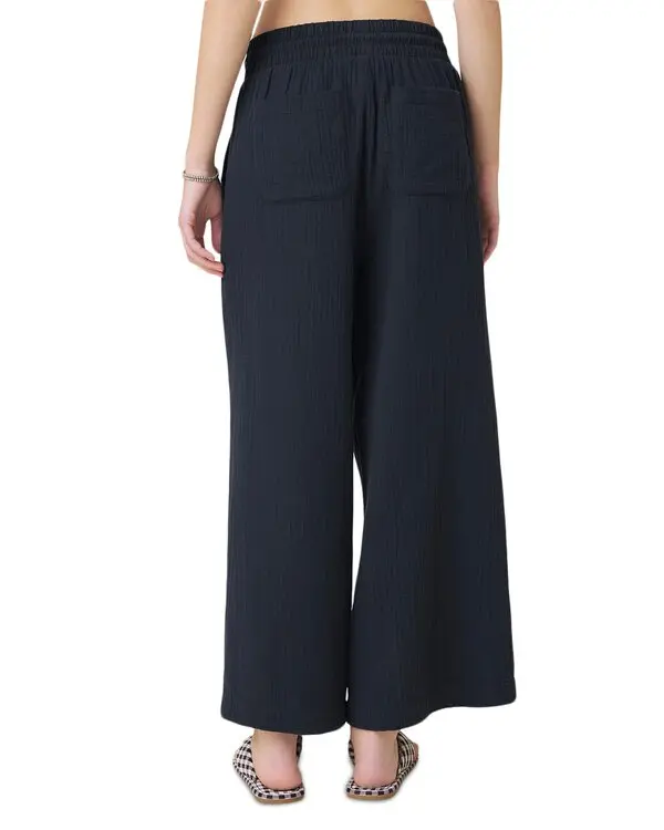 Splendid Ava Gauze Pants - Navy