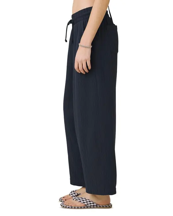 Splendid Ava Gauze Pants - Navy