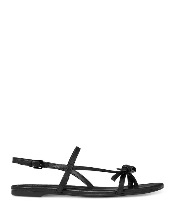 Kate Spade New York Loop Flat Sandals - Black