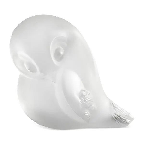 Lalique Piou Piou Wing Up Crystal Figure