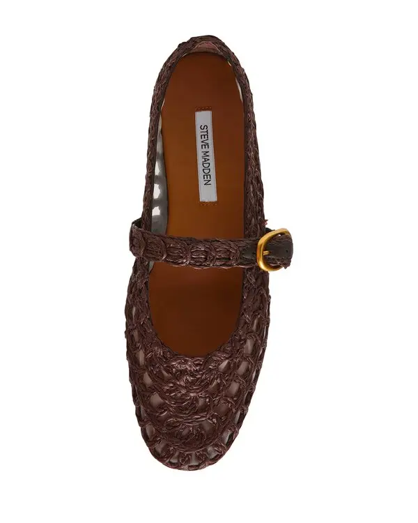 Steve Madden Melody Raffia Flats