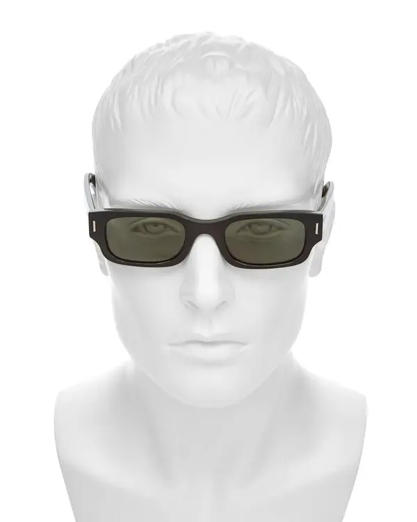 Alexander McQueen Rectangular Sunglasses 50mm