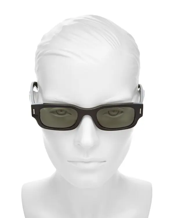 Alexander McQueen Rectangular Sunglasses 50mm