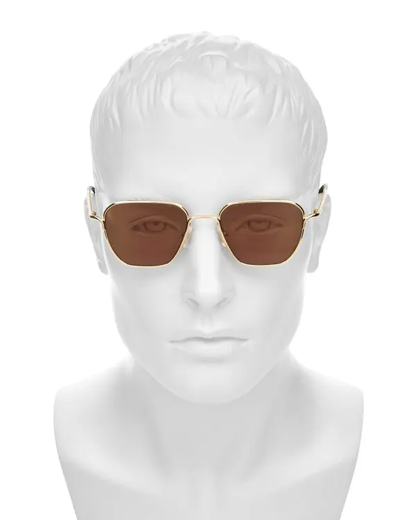 Alexander McQueen Geometric Sunglasses, 50mm