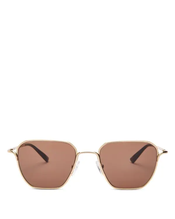 Alexander McQueen Geometric Sunglasses, 50mm