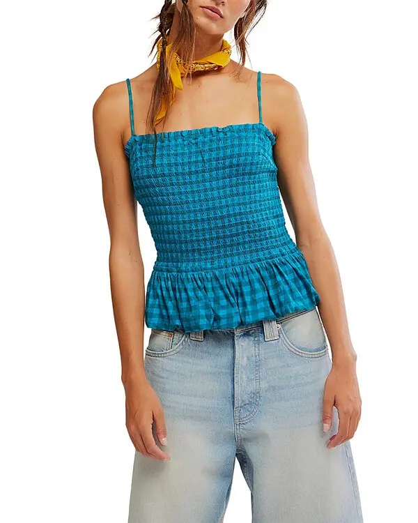 Free People Sundance Tank - Teal Combo