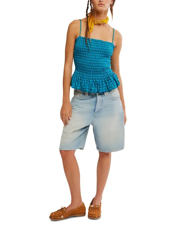 Free People Sundance Tank - Teal Combo