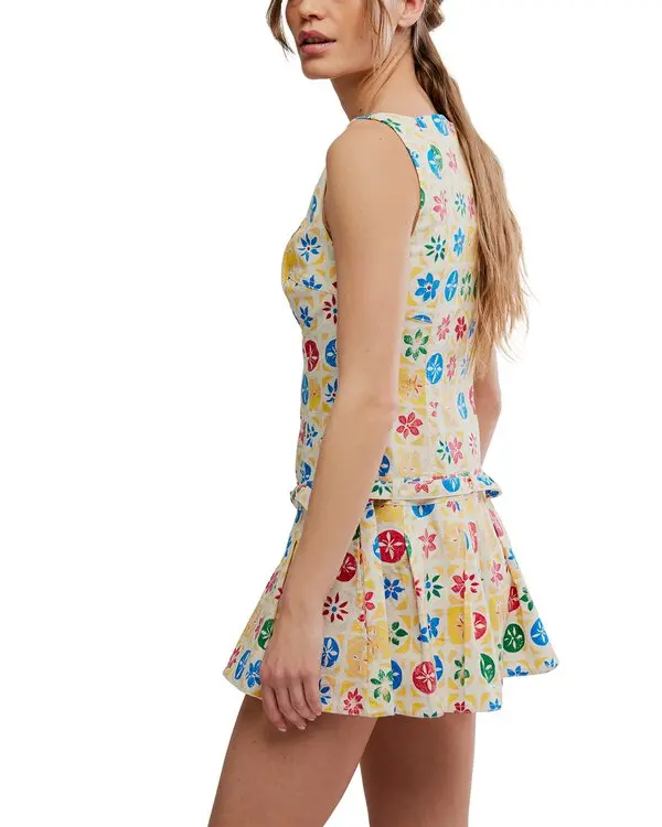 Free People Dune Dancer Romper - Buttercream