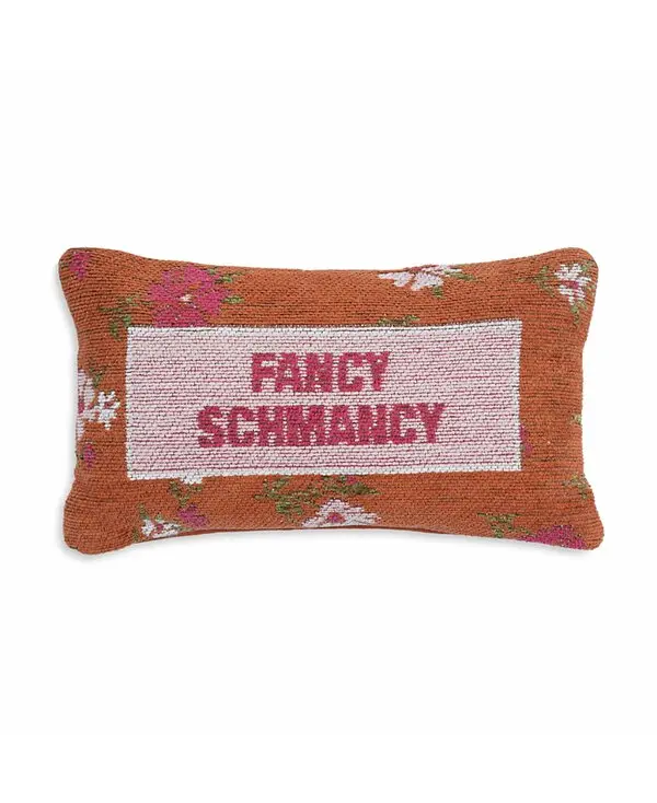 TOV FURNITURE Fancy Schmancy Jacquard Cotton Pillow - Multi