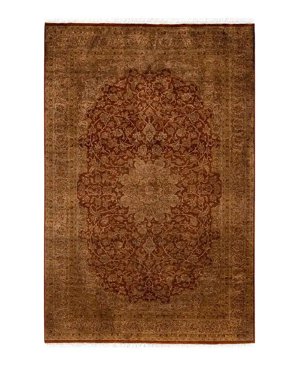Bloomingdale'S Fine Vibrance M1404 Area Rug 4'8x6'9 - Brown