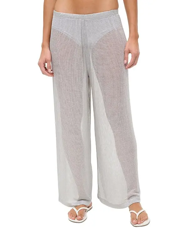 Staud Ali Pants - Silver