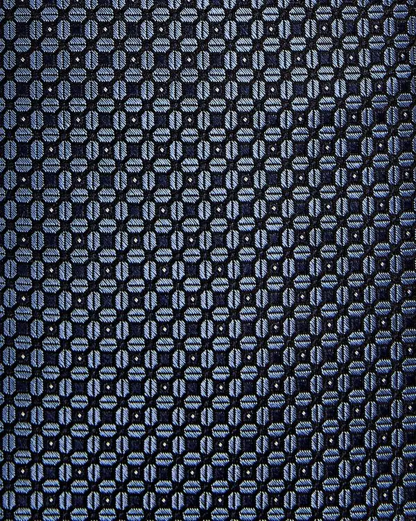 Bloomingdale'S Geometric Silk Tie - Blue