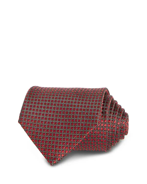 Bloomingdale'S Silk Classic Dot Tie - Red