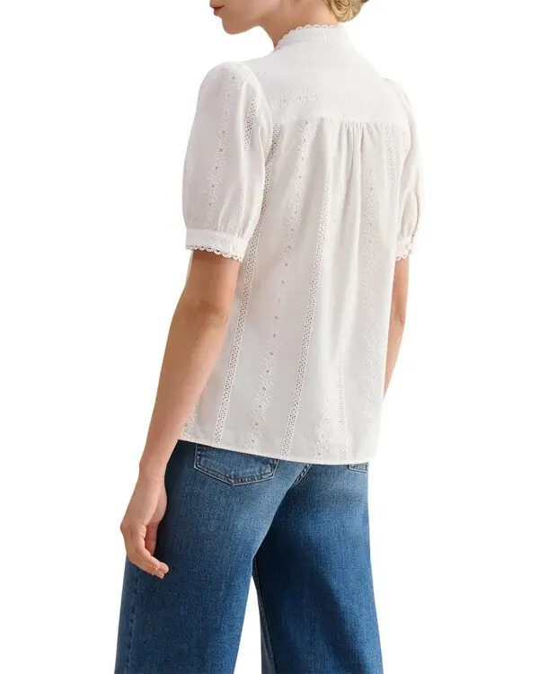 HOBBS LONDON Sawyer Embroidered Blouse