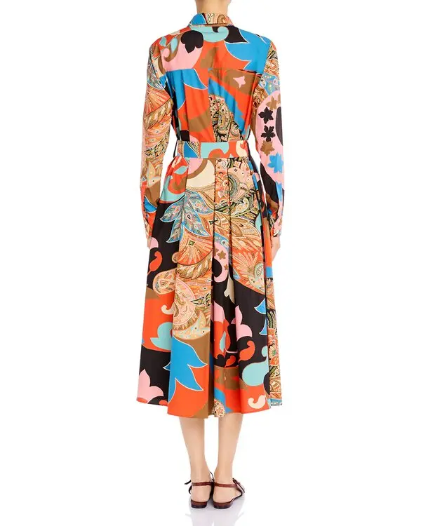 Etro Belted Midi Shirt Dress