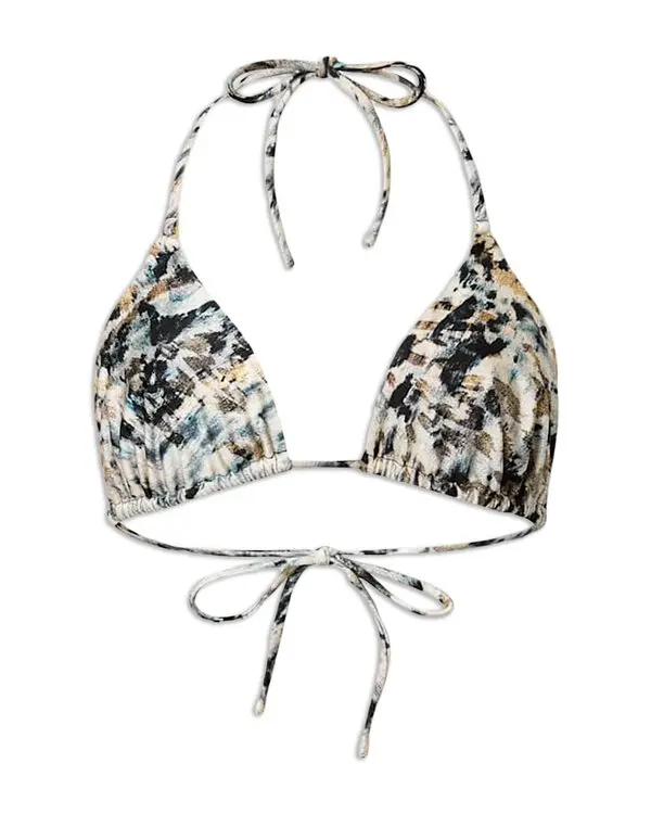 ALLSAINTS Saph Bikini Top By - Canter Fawn