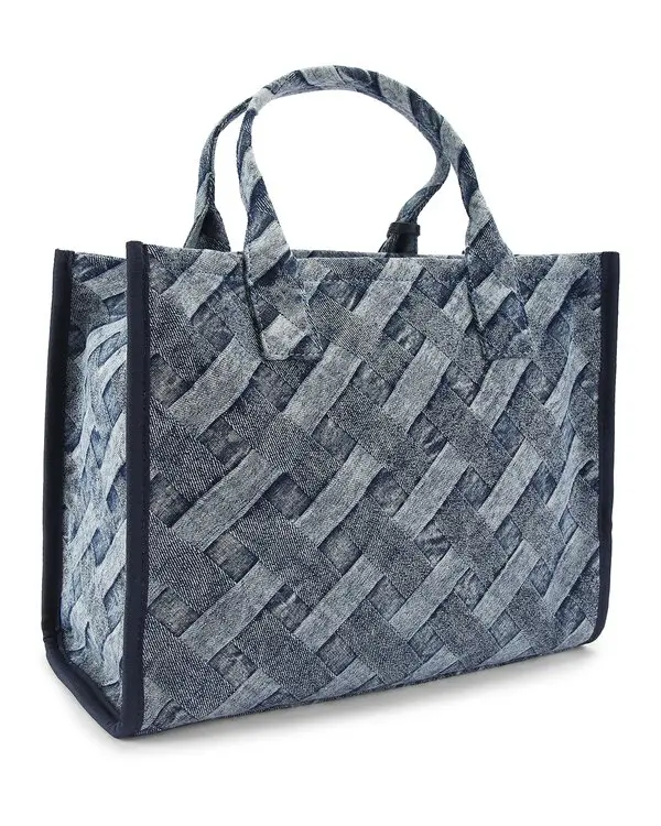 Kurt Geiger Woven Denim Tote