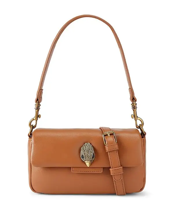 Kurt Geiger Oxford Mini Leather Shoulder Bag - Open Brown