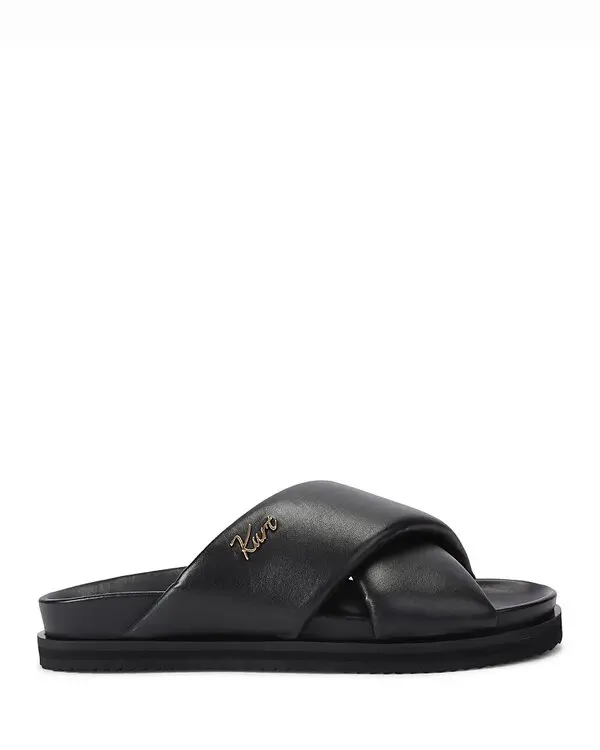 Kurt Geiger Baron Pumped Slide Sandals - Black