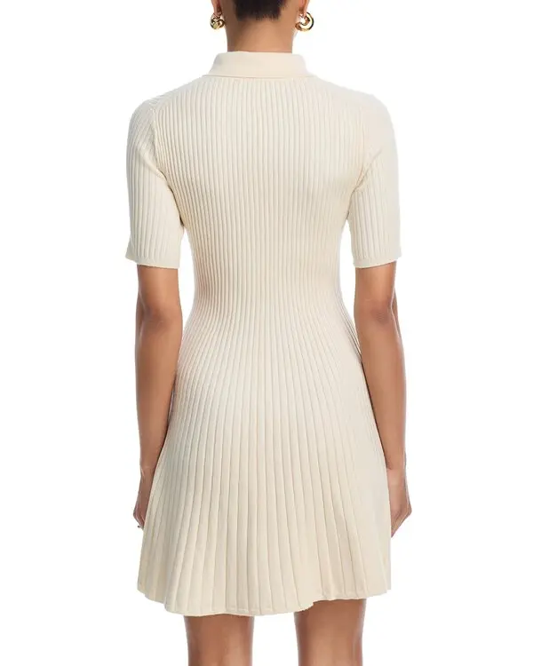 Paige Olie Ribbed Knit Polo Dress