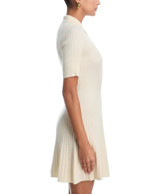 Paige Olie Ribbed Knit Polo Dress