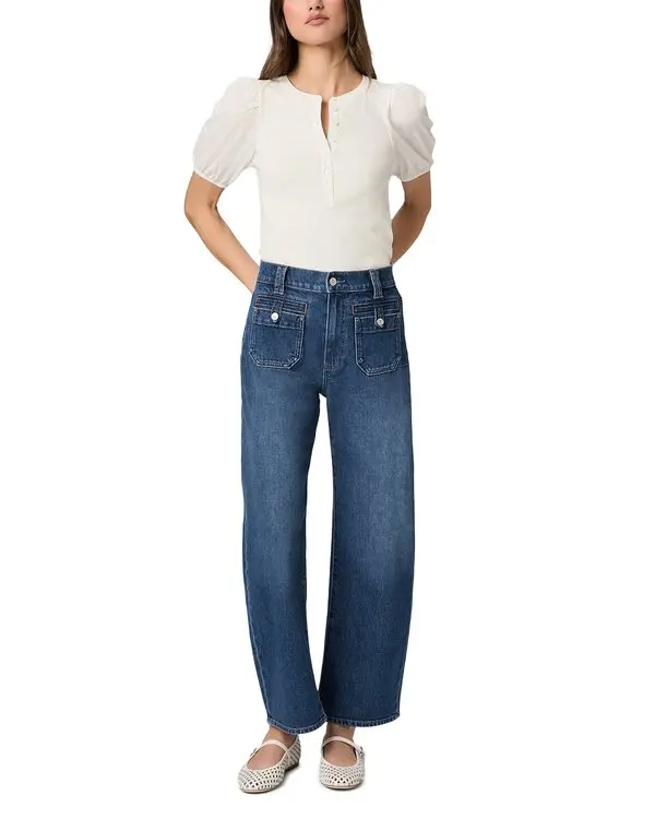 Paige Arellia High-rise Barrel Ankle Jeans