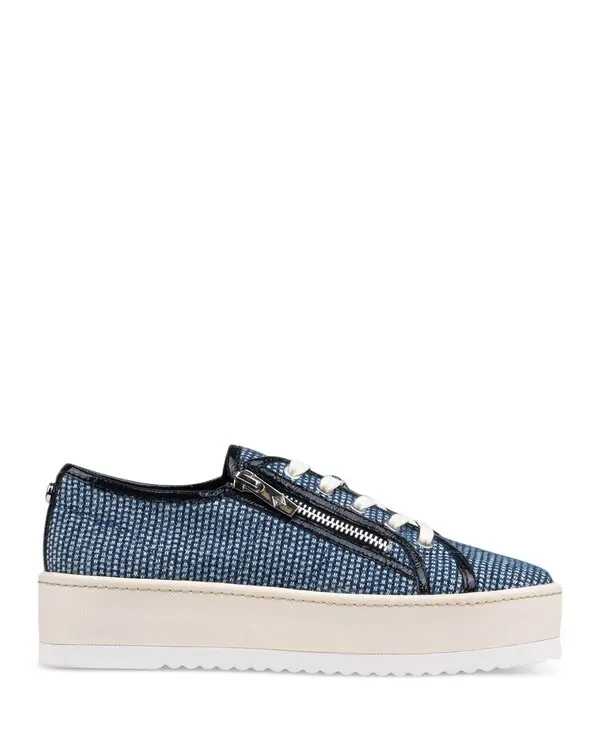 DONALD PLINER Fatima Platform Sneakers - Indigo