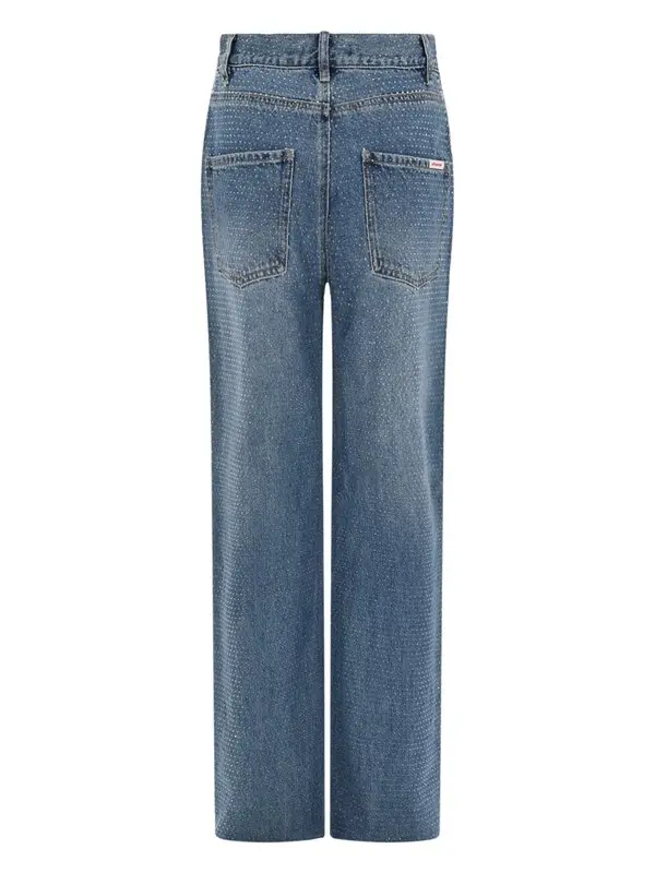 SELF-PORTRAIT Rhinestone Embellished Jeans