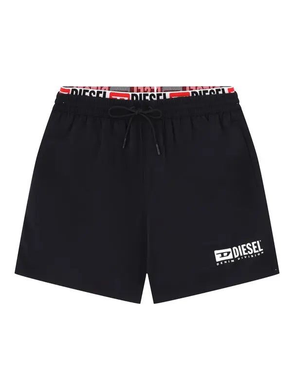 DIESEL® Swimsuit With Logo - Black