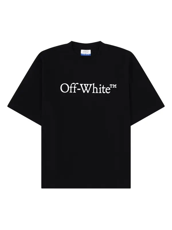 Off-White T-shirt With Logo - Black