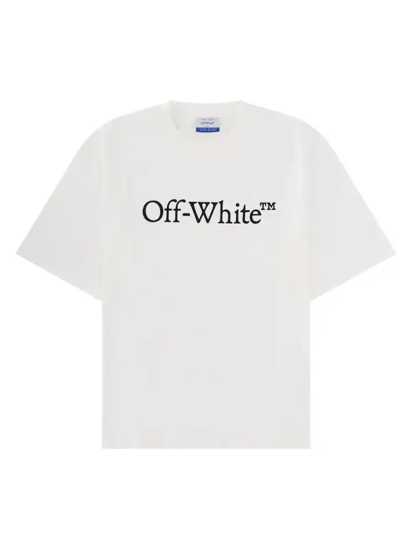 Off-White T-shirt With Logo - White