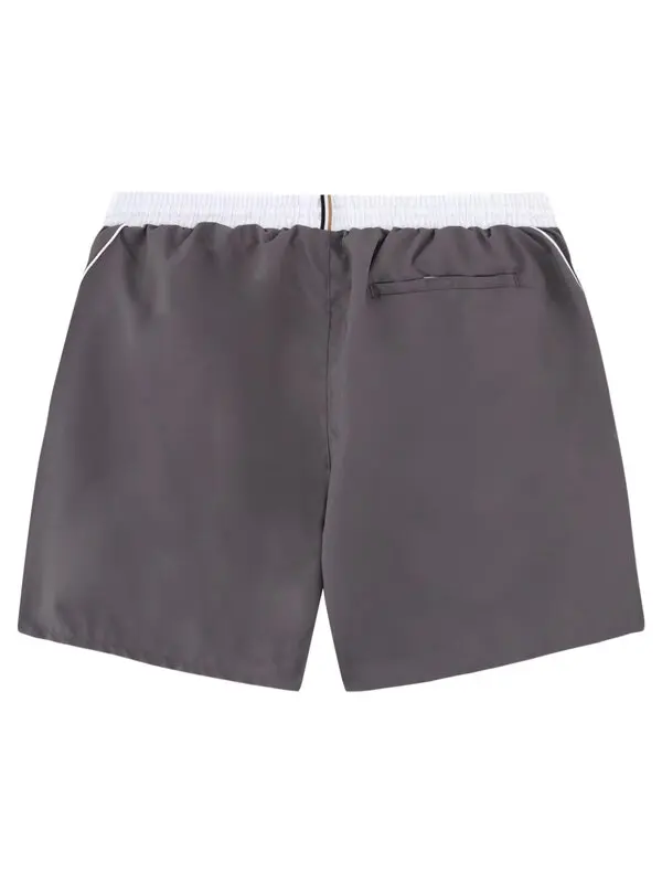 BOSS Swimsuit With Logo - Grey