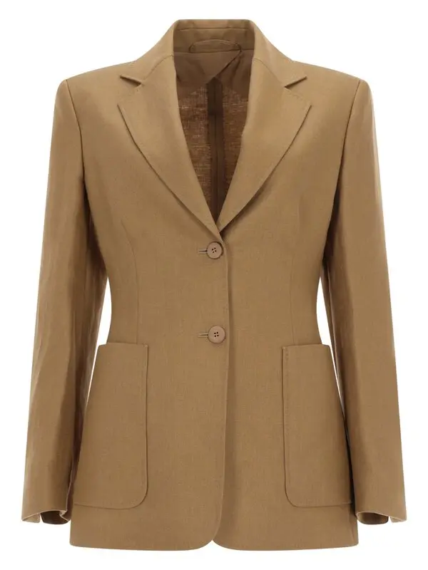 Max Mara Linen Blazer - Brown