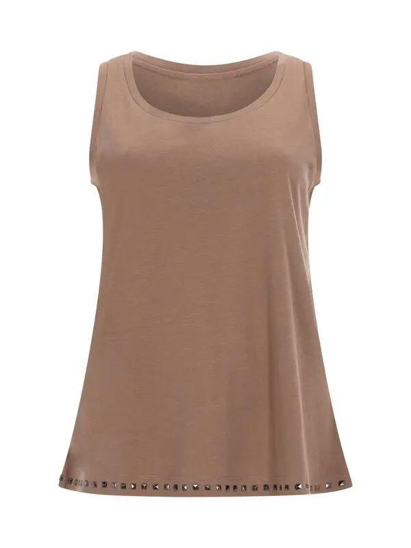 Max Mara Sleeveless Cotton Tank