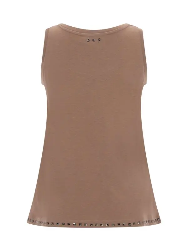 Max Mara Sleeveless Cotton Tank