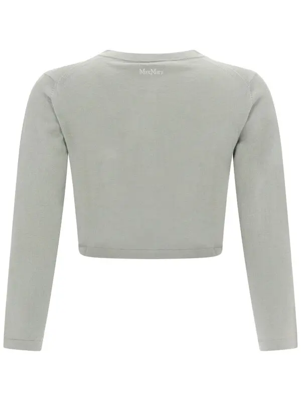 Max Mara Silk Cardigan - Green