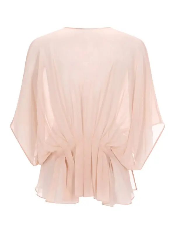 Max Mara V-neck Top - Pink