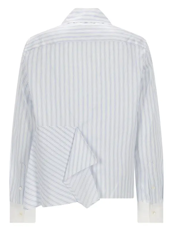 JW Anderson Asymmetrical Draped Shirt - Azure