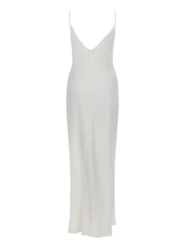 JW Anderson Long Dress With Knot - White