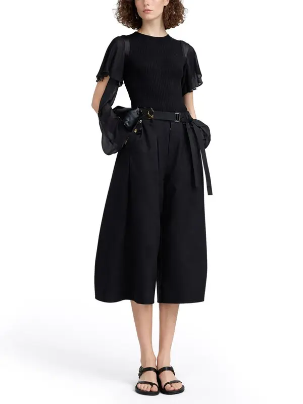 Sacai Semi-transparent Sleeve Shirt
