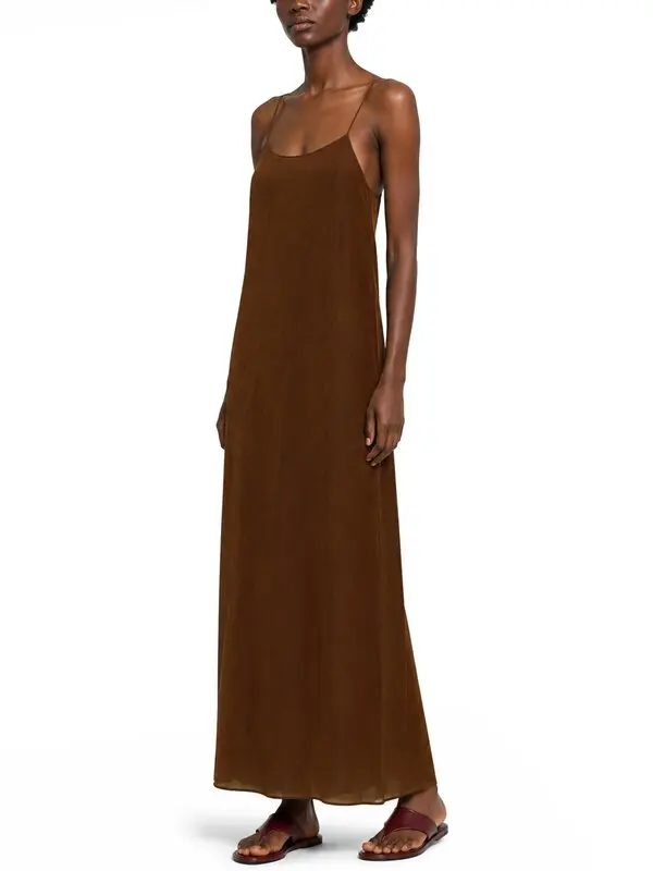 UMA WANG Anaya Dress - Brown
