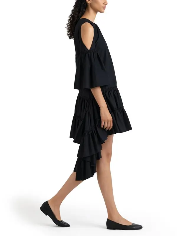 JW Anderson Ruffled Dress - Black