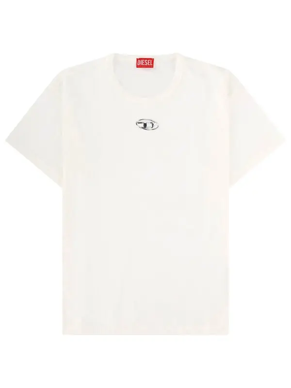 DIESEL® T-shirt "t-norm-iod - White