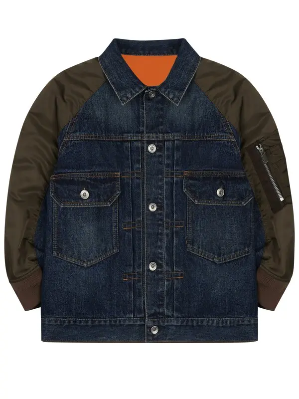 Sacai Denim Bomber Jacket
