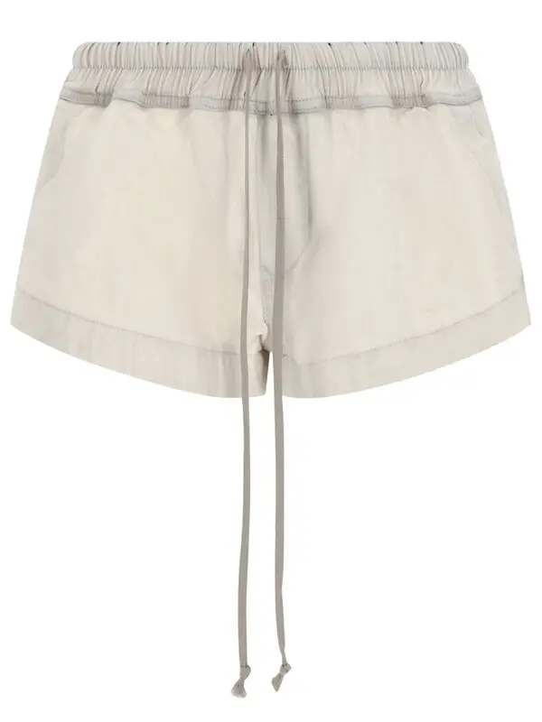 Rick Owens Denim Shorts - White