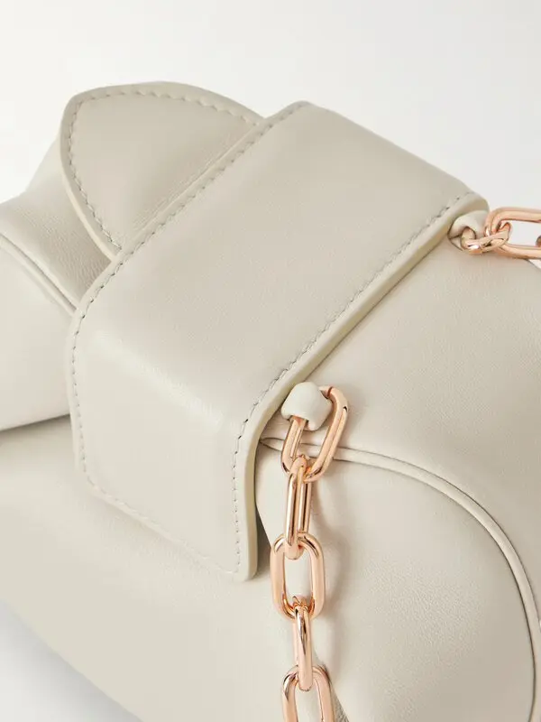 Gabriela Hearst Soft Demi Leather Clutch - Gray