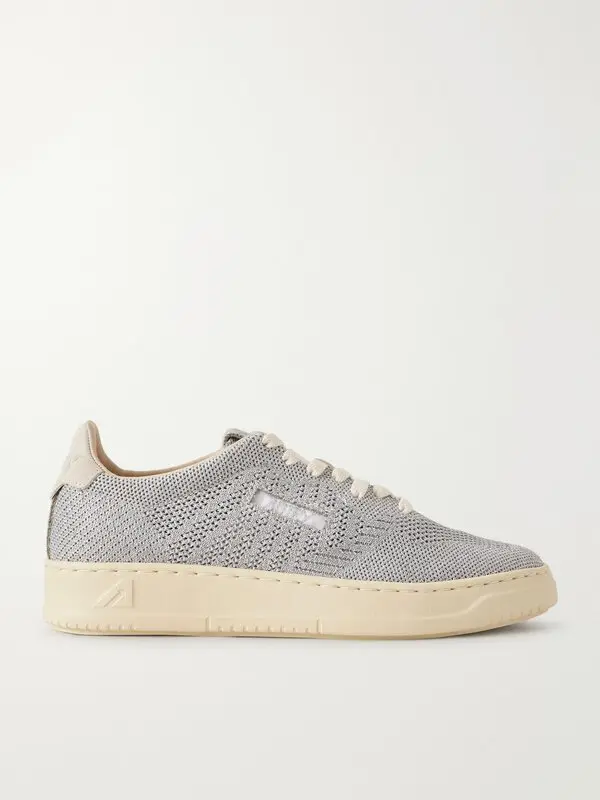 AUTRY Easyknit Metallic Knitted Sneakers - Gray