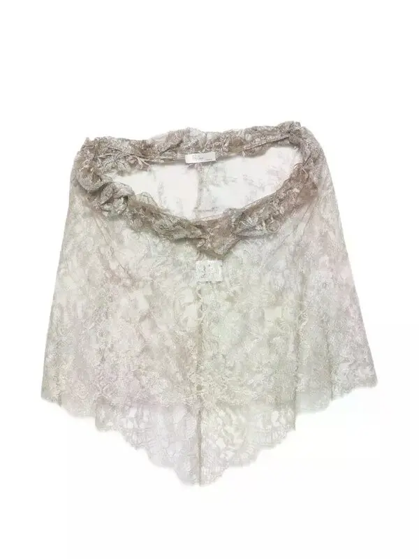 FELY CAMPO Ruffled Lace Top