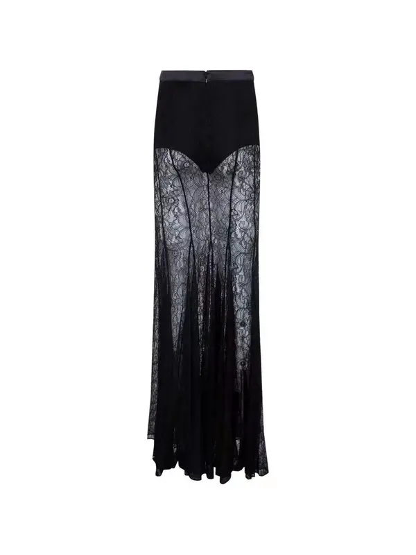 Elisabetta Franchi Lace Maxi Skirt
